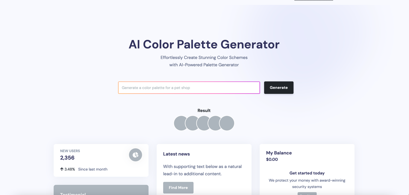 Recent Update and Overview of AI color palette generator - for 2025