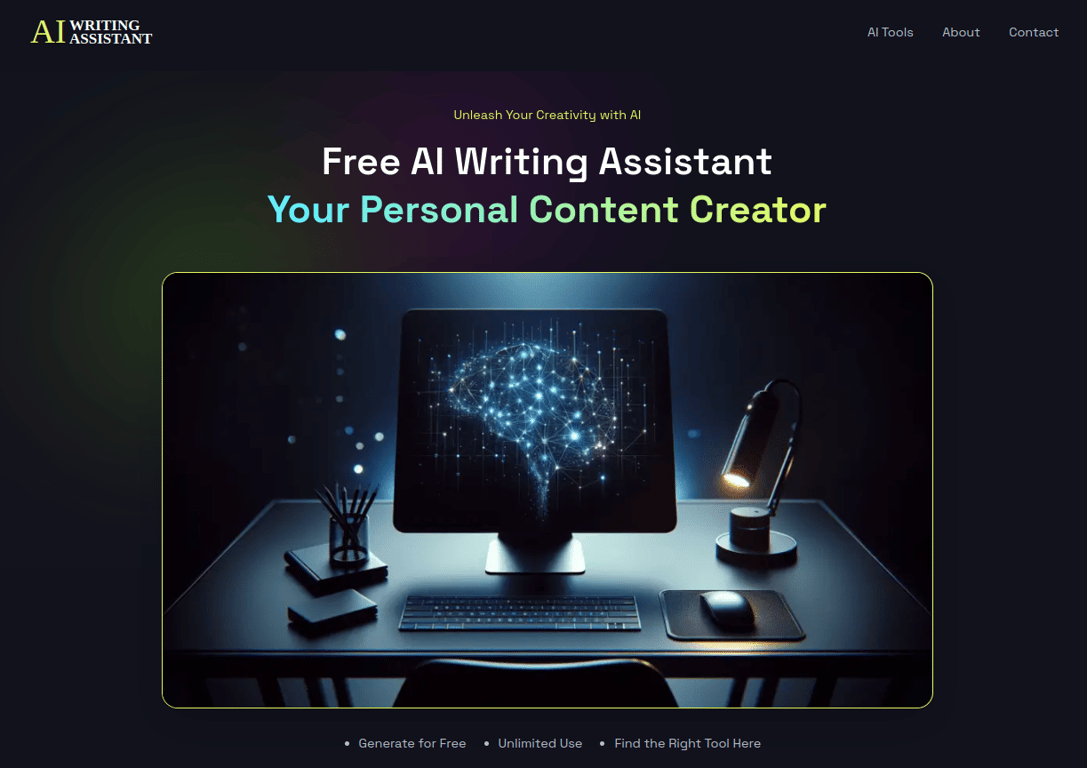 Recent Update and Overview of Free AI Writing Assistant - for 2024
