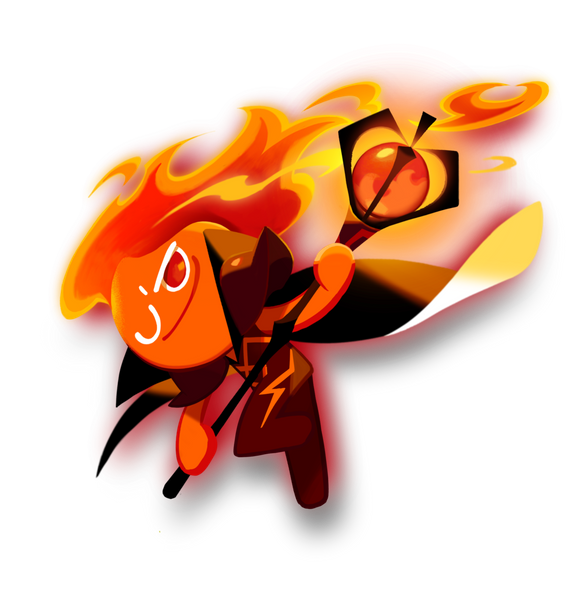 Fire Spirit Cookie - Sugar Gnome's Warehouse