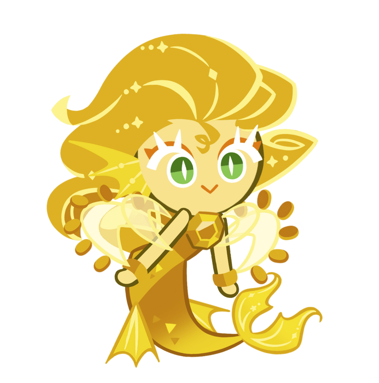 Gold Citrine Cookie - Sugar Gnome's Warehouse