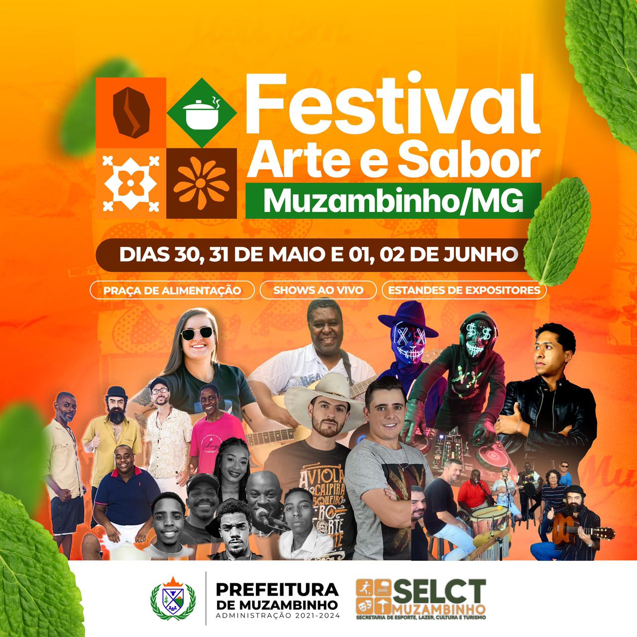 Feriadão de Corpus Christi com Festival "Arte e Sabor" em Muzambinho. - Muzambinho.com