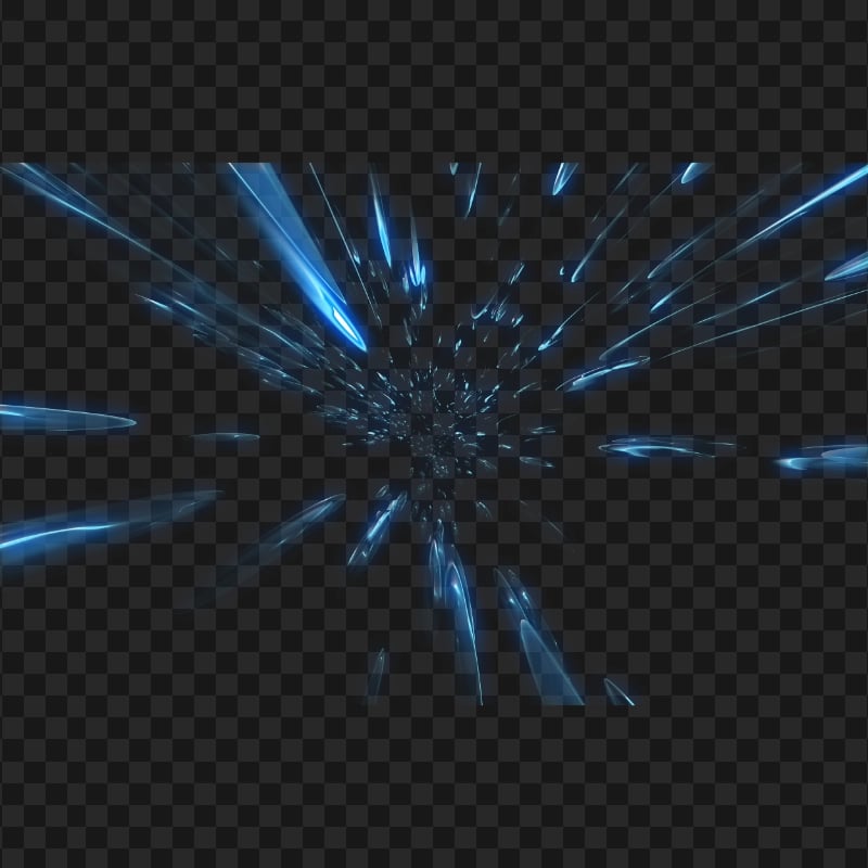 HD Blue Spark Effect PNG | Citypng