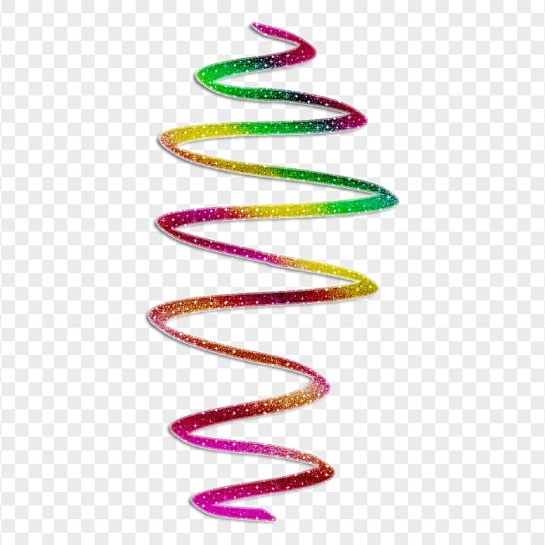 HD Colorful Zigzag Glitter Line Transparent PNG | Citypng