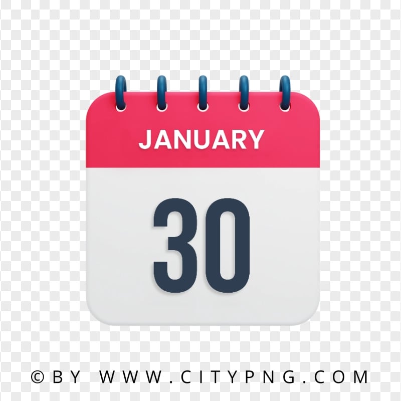 January 30th Date Vector Icon Calendar HD Transparent PNG | Citypng