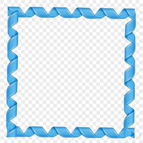Blue Gradient Outline Square Frame PNG | Citypng