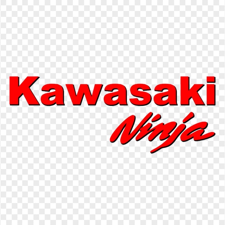 Logo Ninja Kawasaki Red Image PNG | Citypng