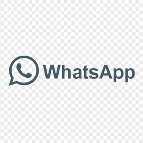 HD WhatsApp Text Logo With Symbol PNG | Citypng