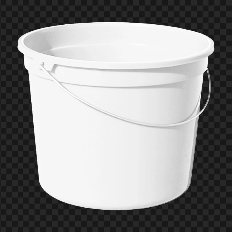 HD White Plastic Bucket PNG | Citypng