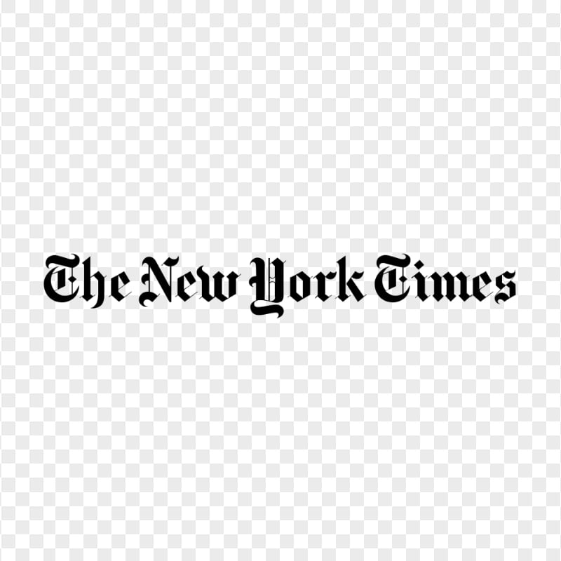 The New York Times Black Typography Logo PNG | Citypng