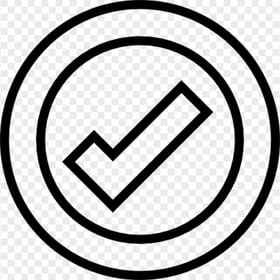 HD Red Round Tick Check Mark Symbol Logo Icon PNG | Citypng