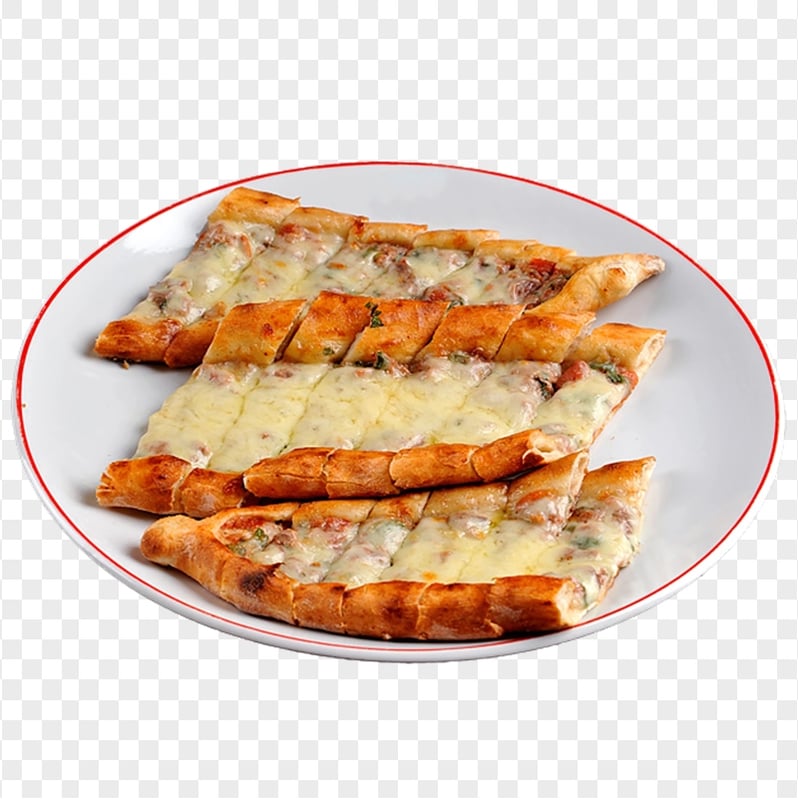 Tasty Turkish Cheese Pide Pizza HD Transparent Background | Citypng