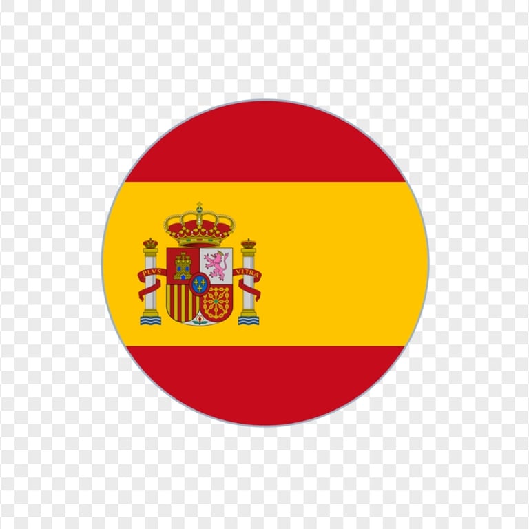 Spain Flag Round Circle Icon | Citypng