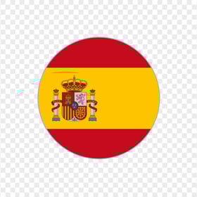 Round Circular Spain Flag Icon | Citypng