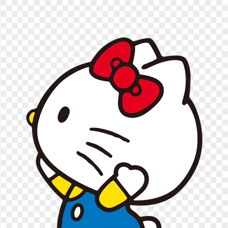 Side View Of Playful Hello Kitty Transparent Background | Citypng