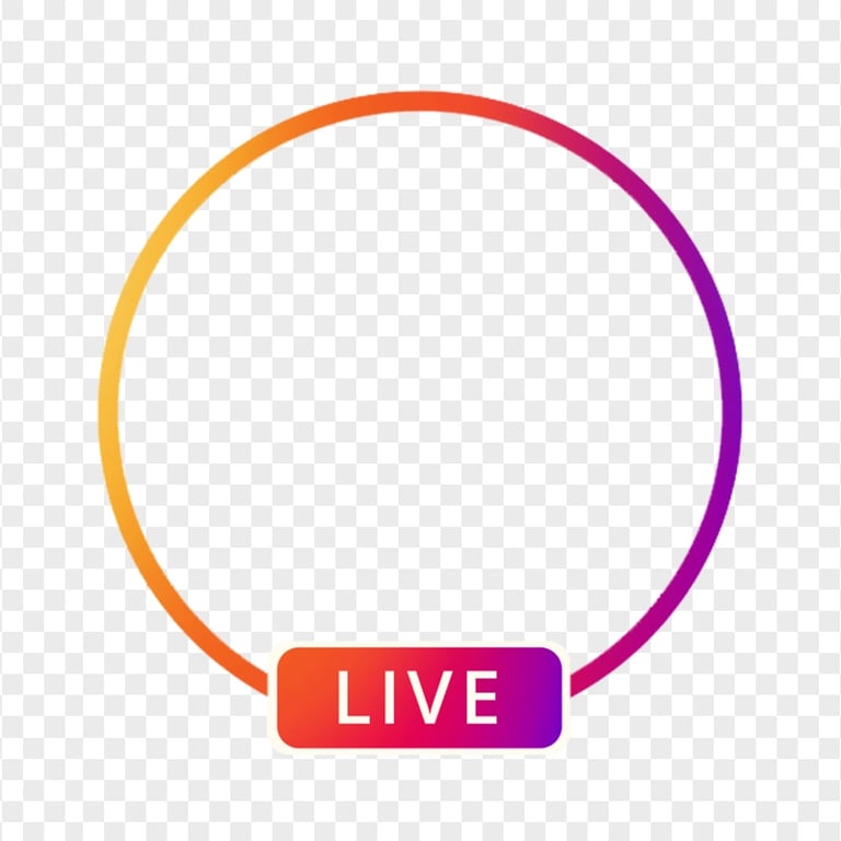 Circle Instagram Live Streaming Social Media Icon | Citypng