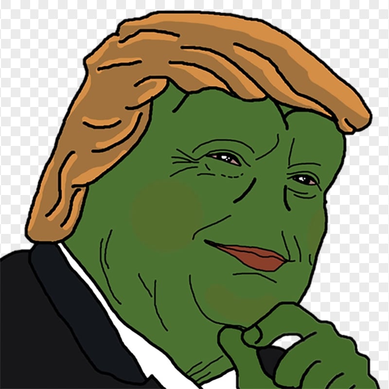 Donald Trump Pepe Frog Face | Citypng