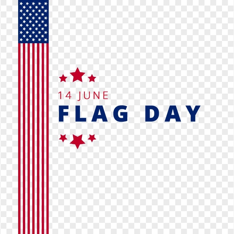 HD 14 June United States Flag Day Illustration PNG | Citypng