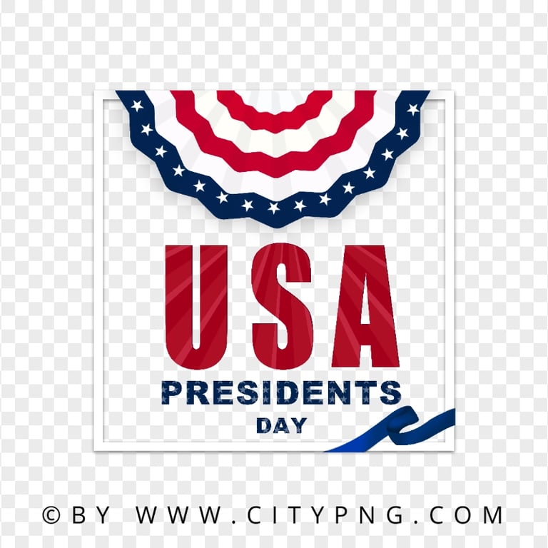 HD USA Presidents Day Creative Frame Design PNG | Citypng