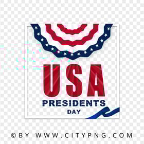 Presidents Day Logo Label Design HD PNG | Citypng