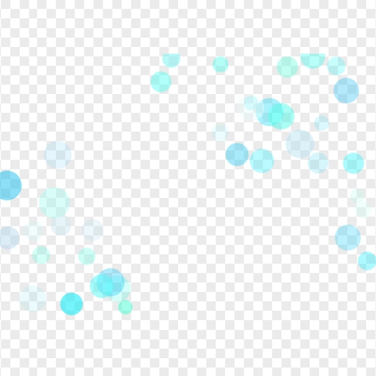HD Bokeh Light Blue Thumbnail Effect PNG | Citypng