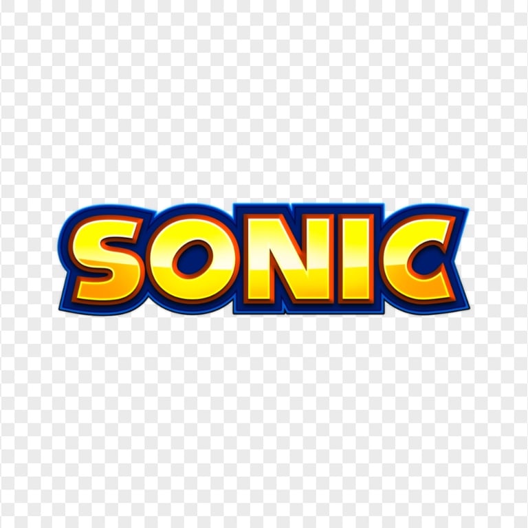 Sonic Logo Word Art FREE PNG | Citypng