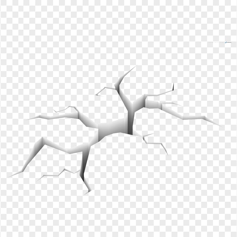 3D Cracked Wall Floor Effect Illustration | Citypng