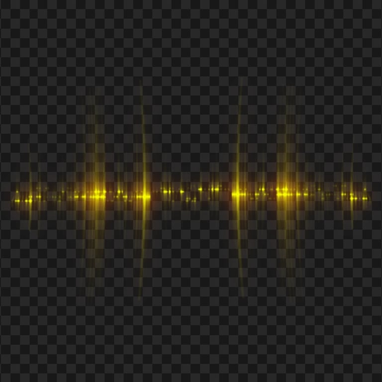 PNG Yellow Sound Wave Abstract | Citypng