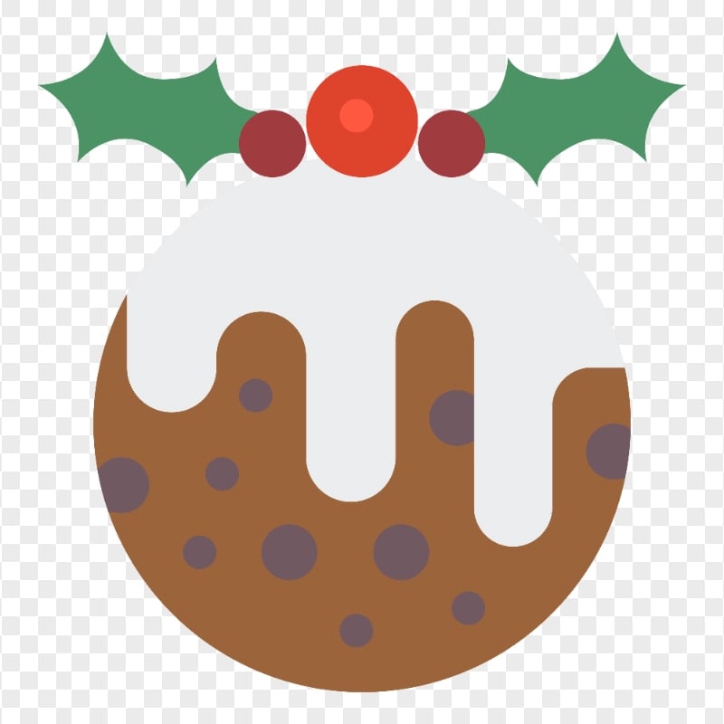 HD Christmas Pudding Vector PNG | Citypng