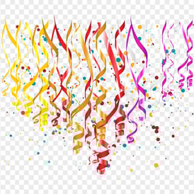 Hanging Colorful Party Ribbons PNG | Citypng