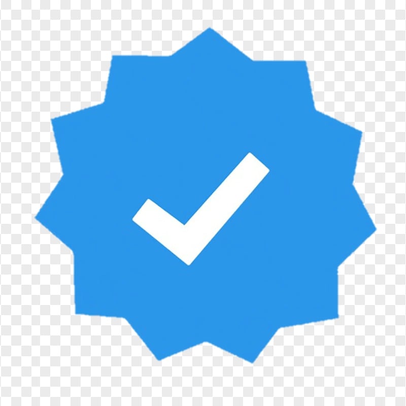 Blue Instagram Account Verified Symbol Sign Icon | Citypng