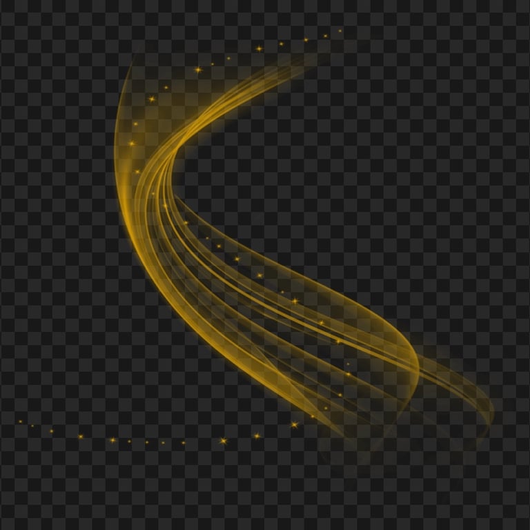 HD Yellow Wave Line Abstract PNG | Citypng