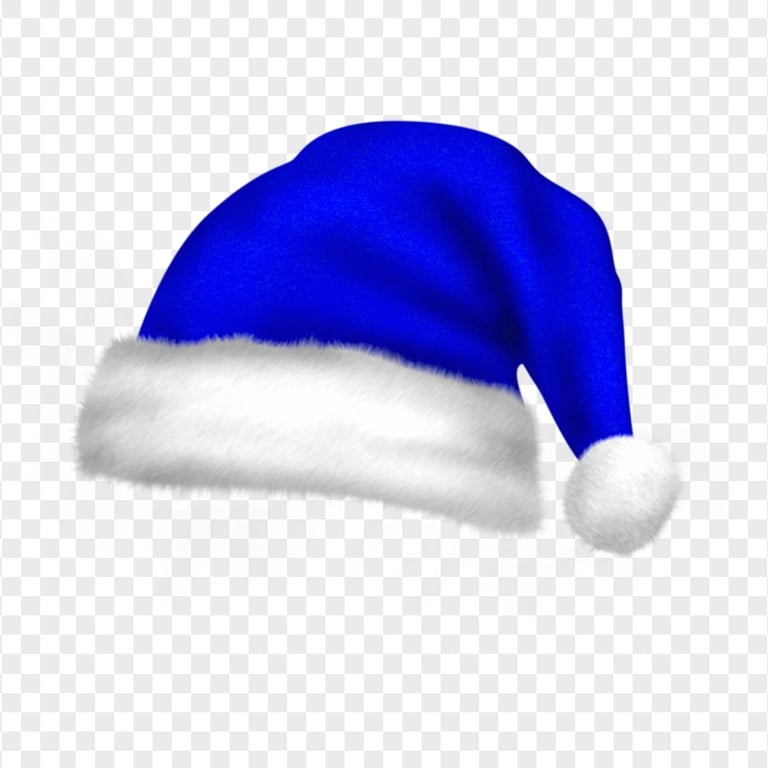 Blue Santa Hat