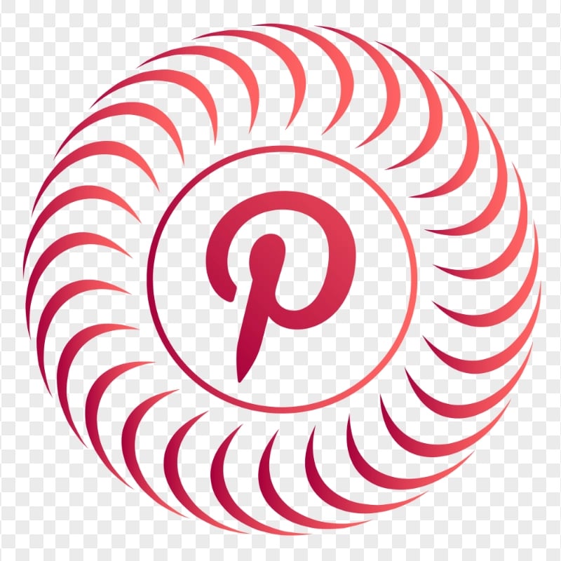Pink Pinterest Circular Social Media Logo Icon | Citypng