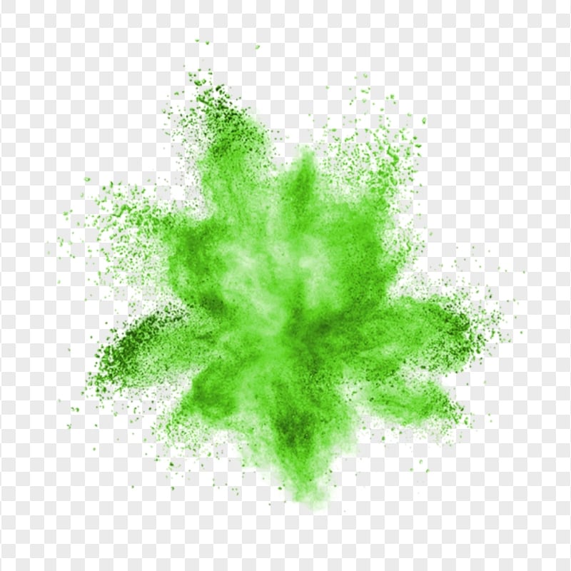Green Powder Explosion Effect | Citypng