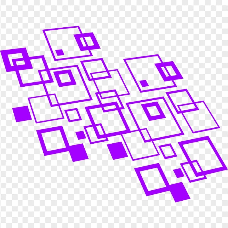 Transparent Abstract Squares Purple Geometric | Citypng