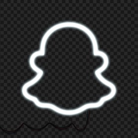 HD Snapchat Red Neon Glowing Logo PNG | Citypng