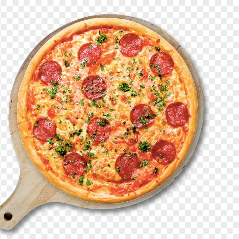 Ultimate Crispy Pizza Round Wooden Plate HD Transparent PNG | Citypng