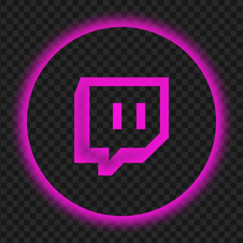 Twitch Pink Neon App Icon PNG | Citypng