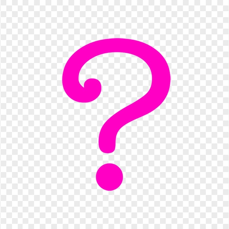 Pink Question Symbol Mark Icon PNG | Citypng