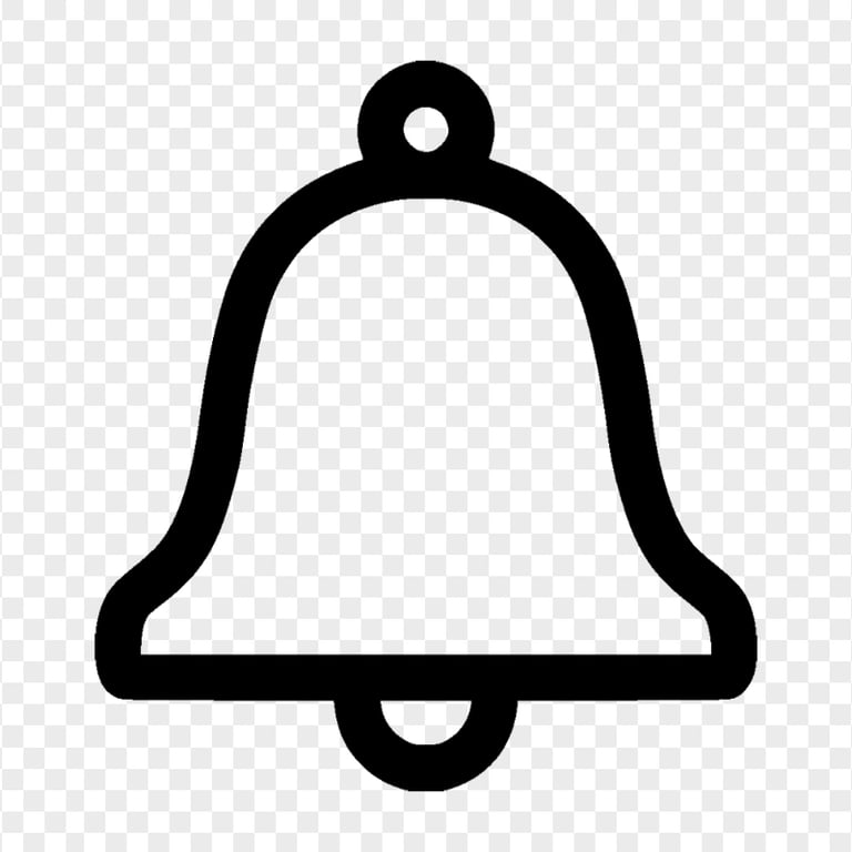 Red Flat Bell Icon FREE PNG | Citypng