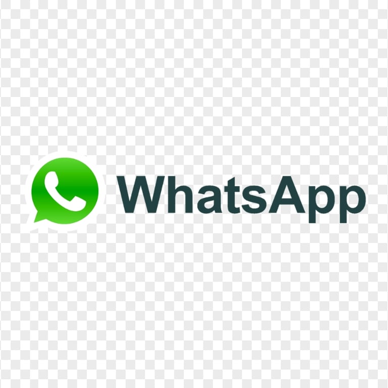 HD WhatsApp Text Logo With Symbol PNG | Citypng