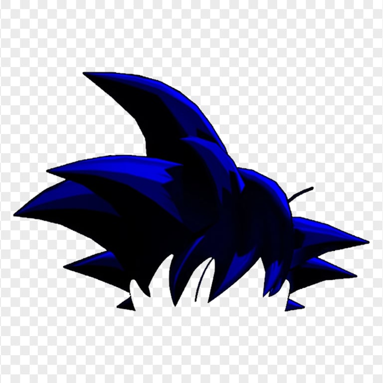 HD Dragon Ball Z Blue Hair PNG | Citypng