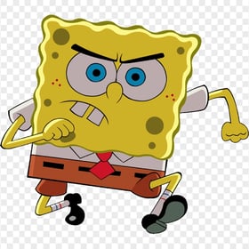 HD Spongebob Very Angry Character Transparent PNG | Citypng