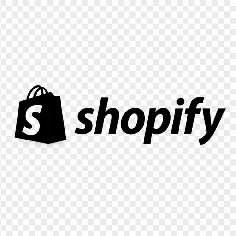 Black Shopify Ecommerce Logo | Citypng