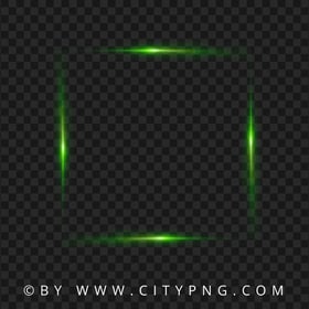 HD Green Neon Border Frame PNG | Citypng