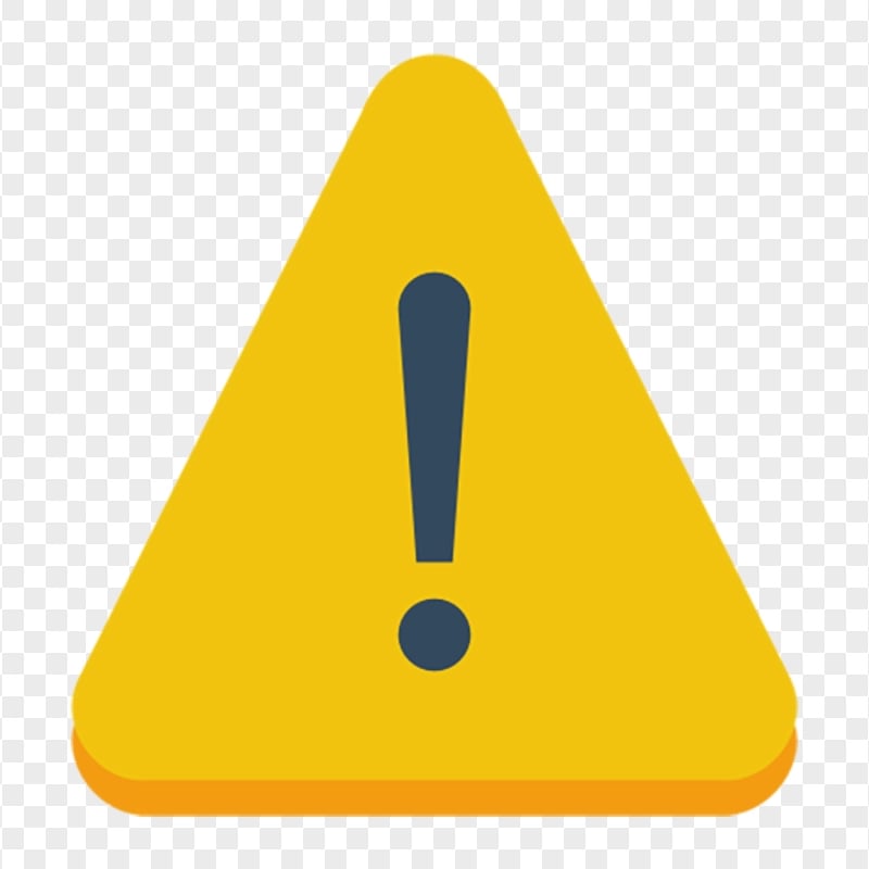 Warning Safety Yellow Triangle Cartoon Icon | Citypng
