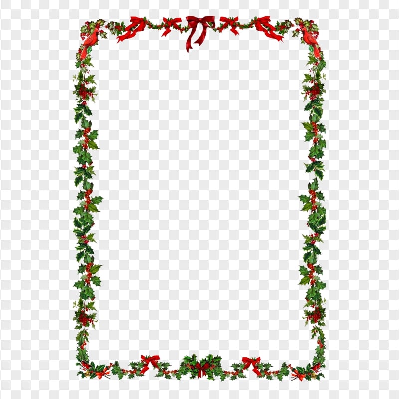 Christmas Garland Frame PNG Image | Citypng