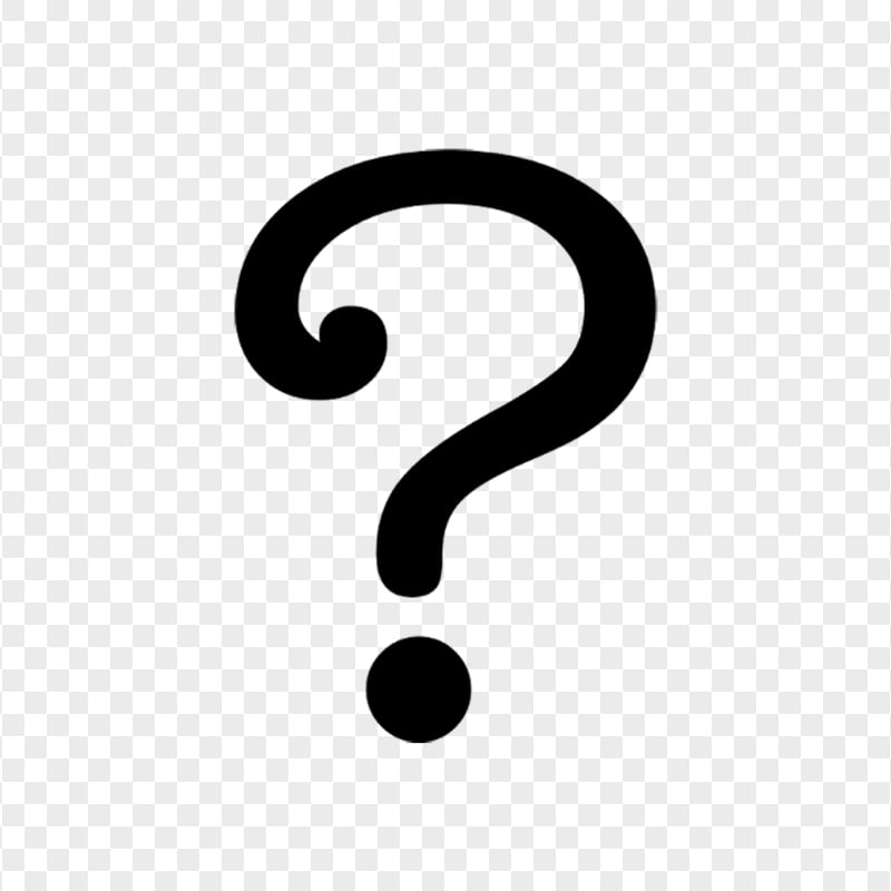 Black Question Symbol Mark Icon PNG | Citypng