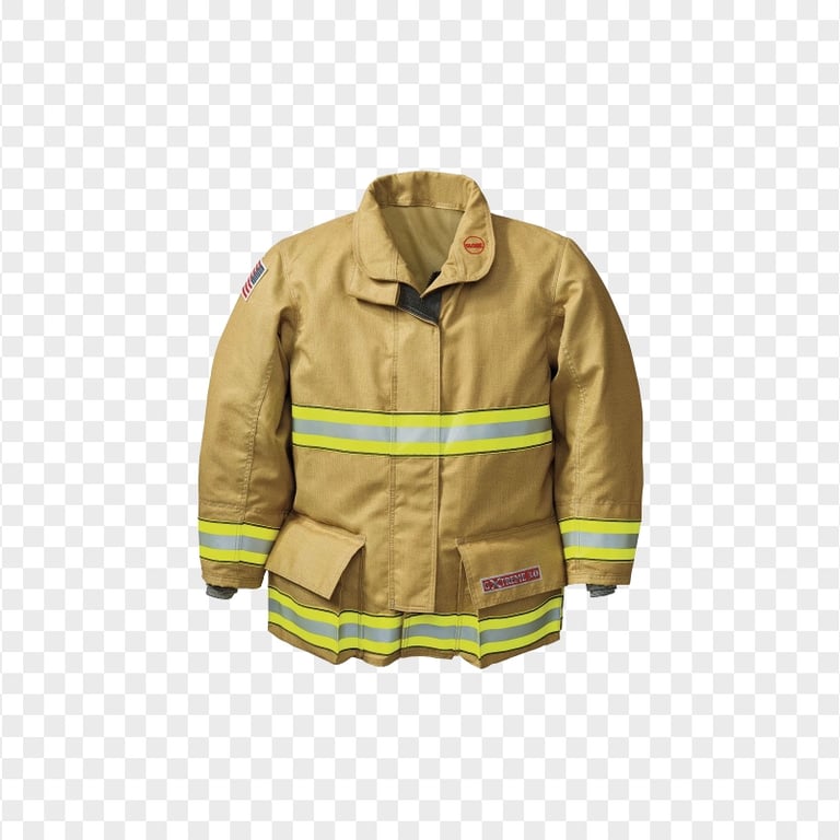 HD Firefighter Fireman Uniform Jacket PNG | Citypng