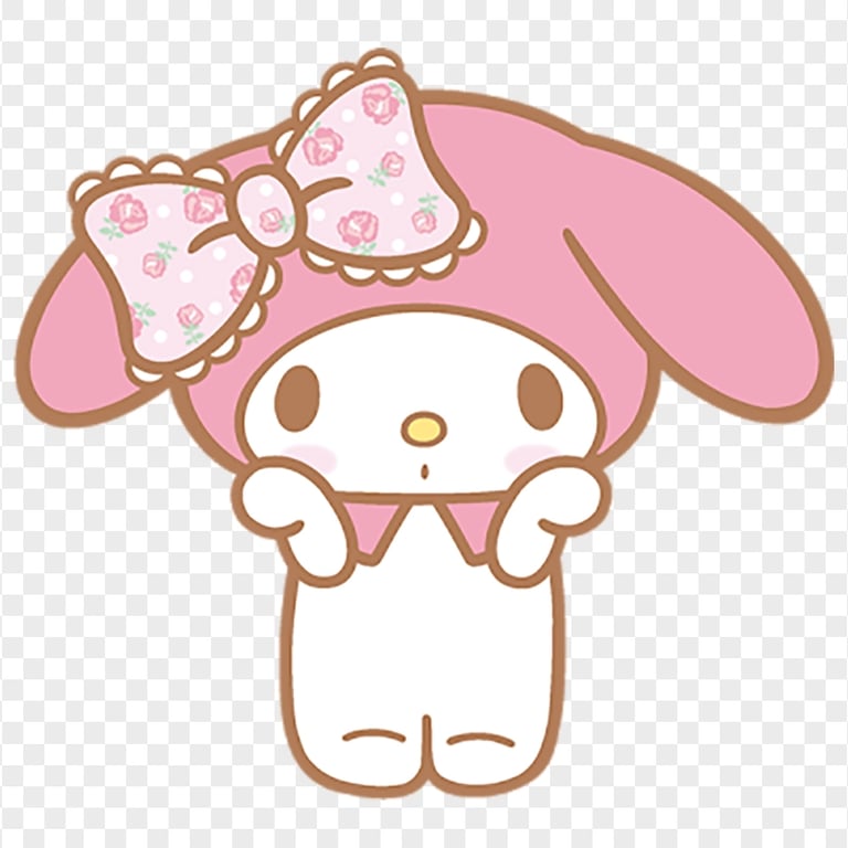 Adorable My Melody and Joey Sanrio Character Transparent PNG | Citypng